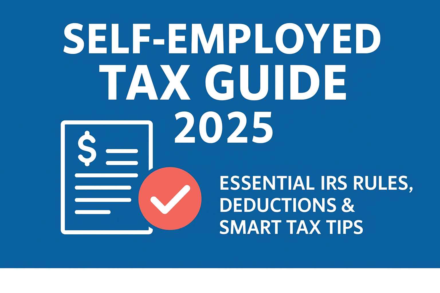 Self-Employed Tax Guide 2025: Essential IRS Rules, Deductions & Smart ...